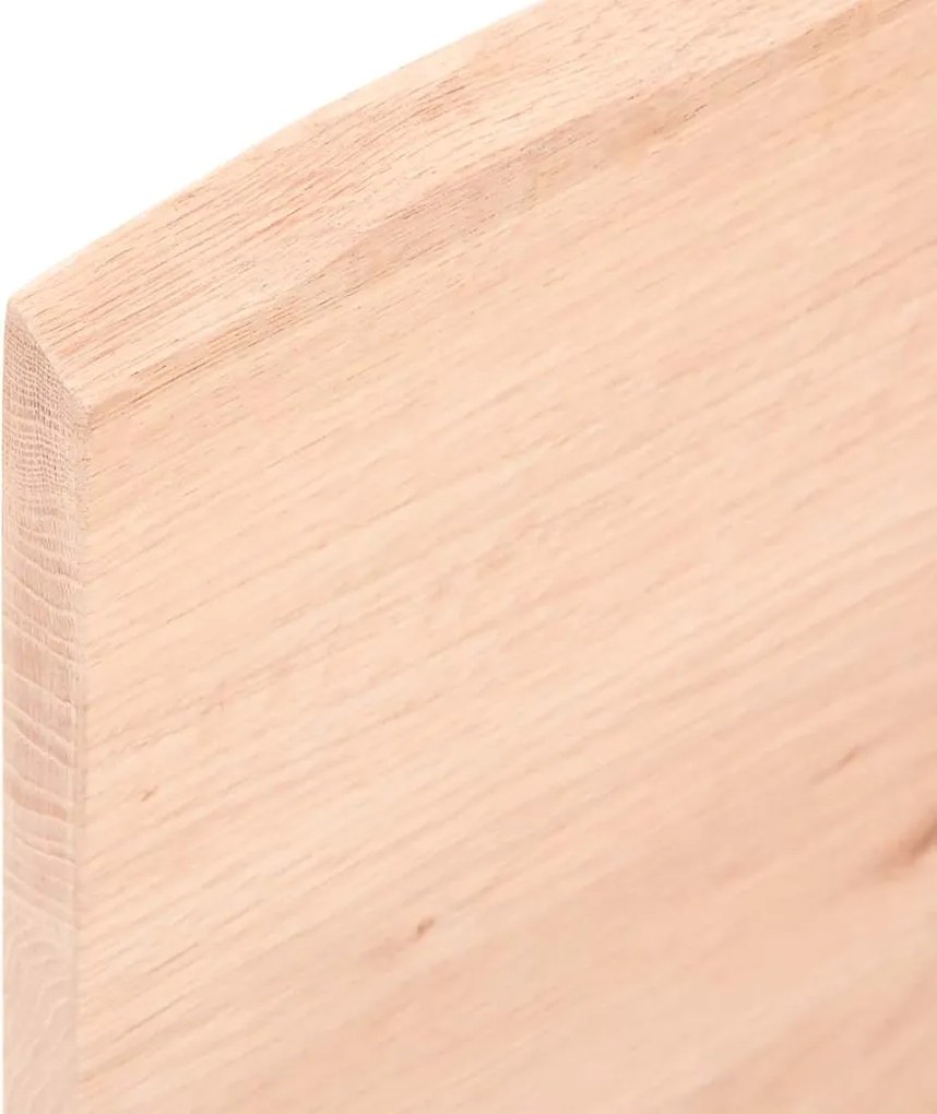 Koupelnová deska 100 x 60 x 2 cm neošetřené masivní dřevo 3156038