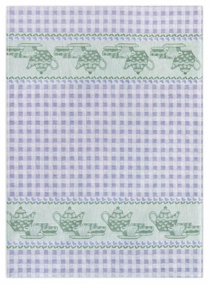 Kuchyňská utěrka 50x70 Podwieczorek fialová 8372/10 Zwoltex