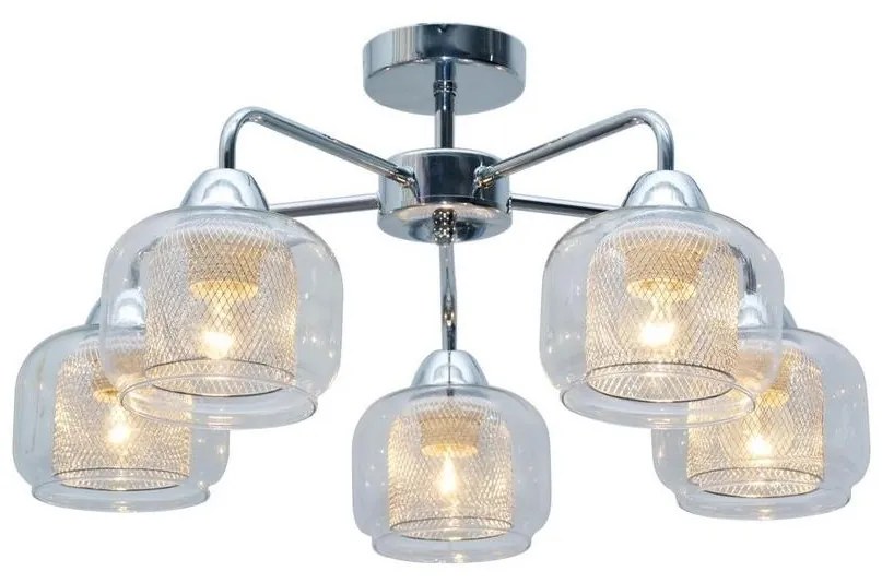 Candellux Přisazený lustr RAY 5xE14/40W/230V CA0505