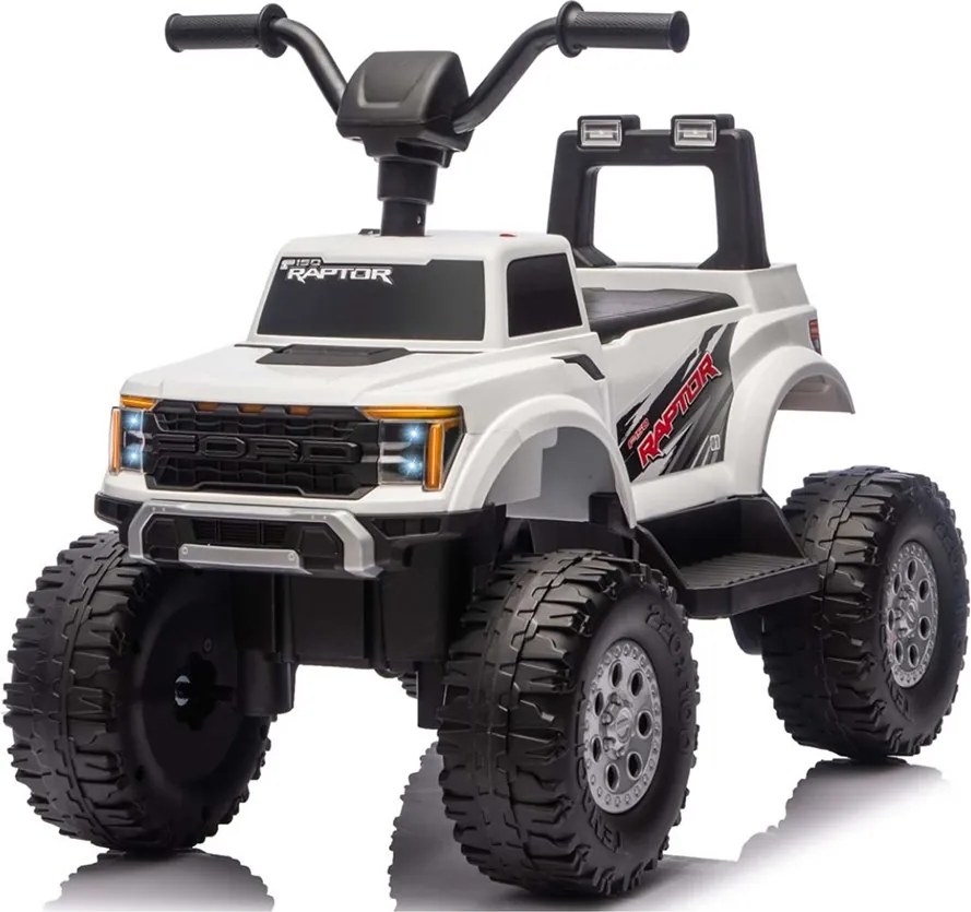 Elektrická čtyřkolka Milly Mally Ford F-150 Raptor white