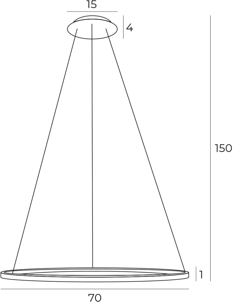 Maxlight Závěsné svítidlo Maxlight P0494 QUEEN Ø 70 cm