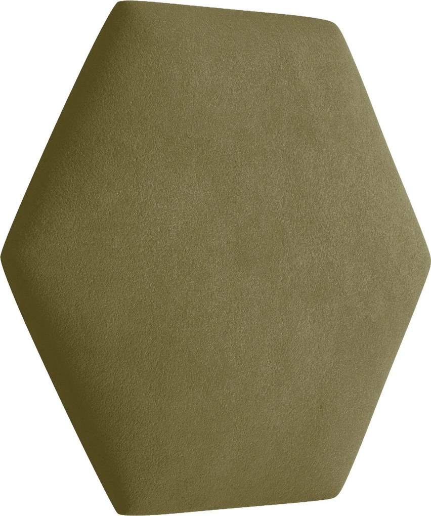 Eka Čalouněný panel Hexagon Trinity 40,5 cm x 35,3 cm - Zelená 2327