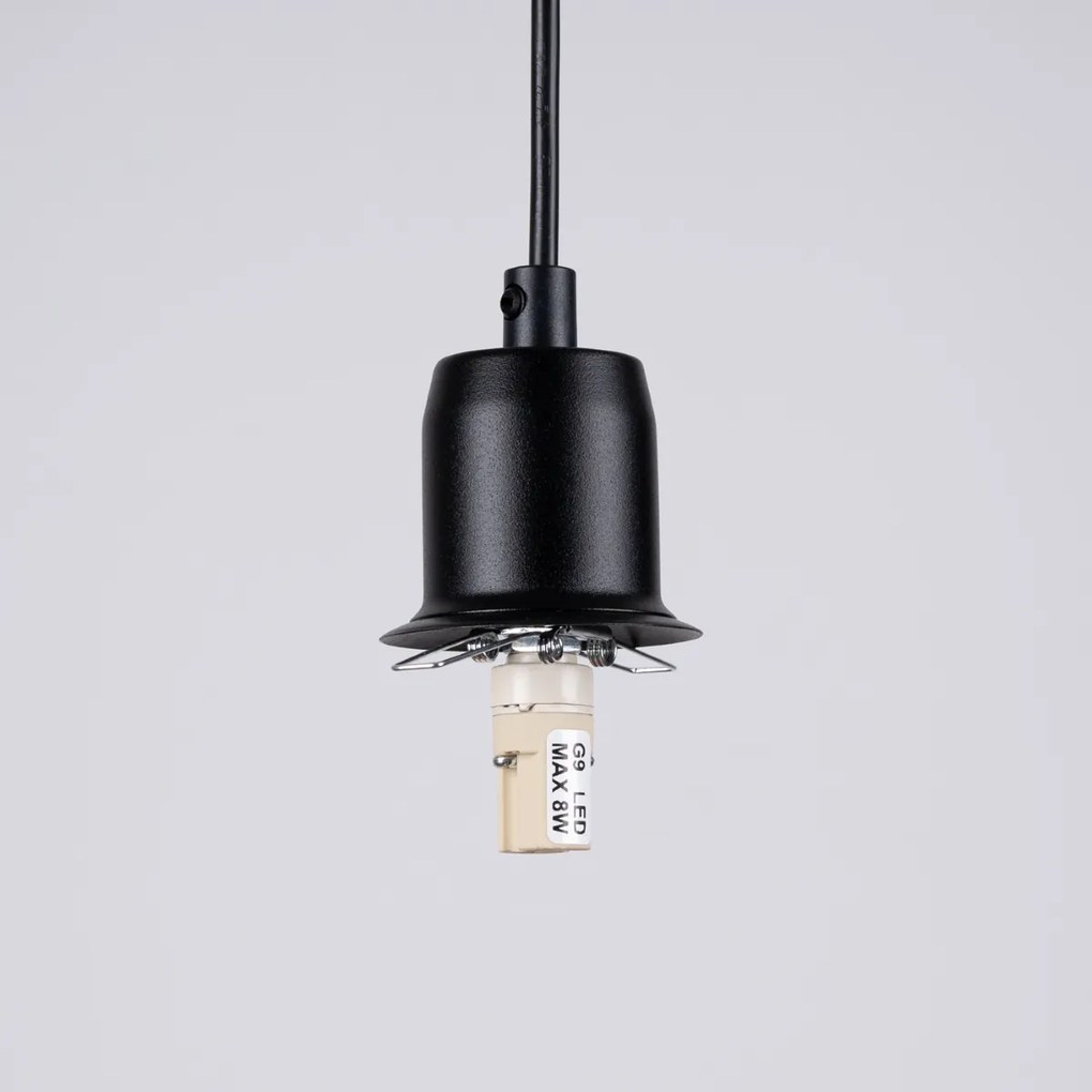 Sollux Lighting Závěsné svítidlo HYPERION 1 černé