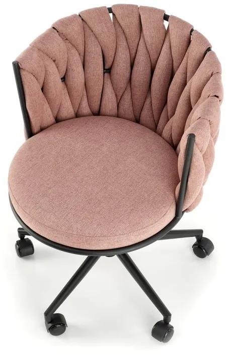 Halmar Studentská kancelářská židle Talon, růžová