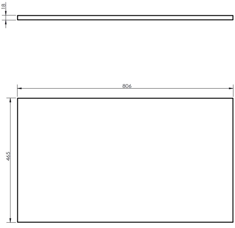 Mexen Orio, koupelnová skříňka 80 cm s horní částí, 2 zásuvky, grafitová matná, 91A10-08047-2-BFFC66