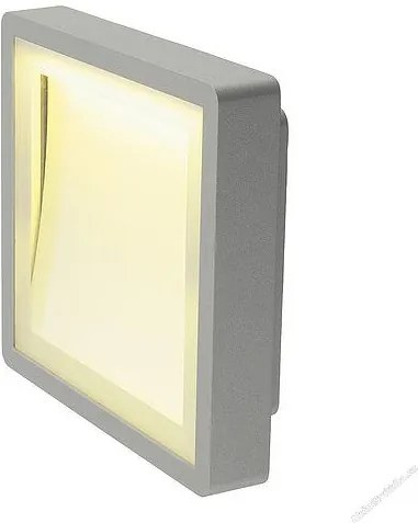 LA 230884 INDIGLA nástěnná stříbrnošedá 230V/350mA SMD LED 6.1W 45° IP54 3000K - BIG WHITE