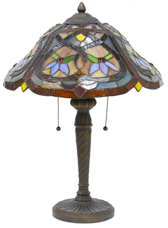 Stolní lampa Tiffany Piet – 40x54 cm