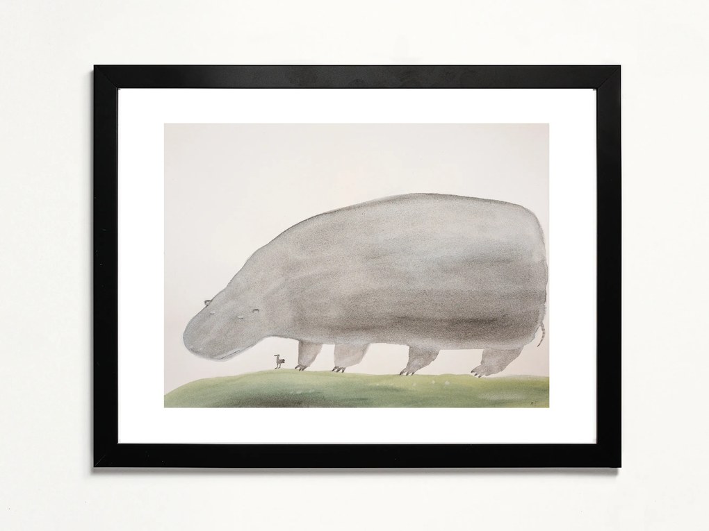 Martina Špinková | Těžký rozhovor Rám: Černý, Velikost: 40 x 60 cm