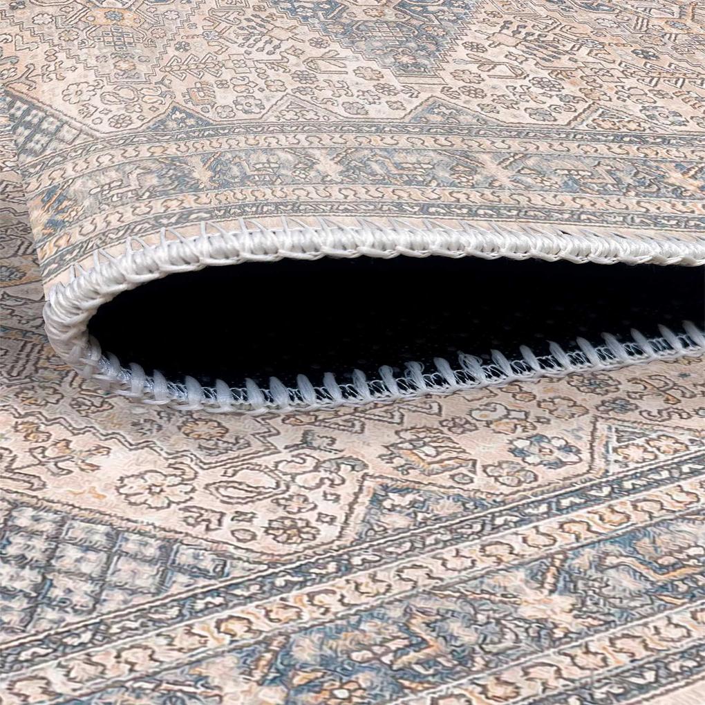 Conceptum Hypnose Kusový koberec WOOBTNY0234, Šedá, 160 x 230 cm