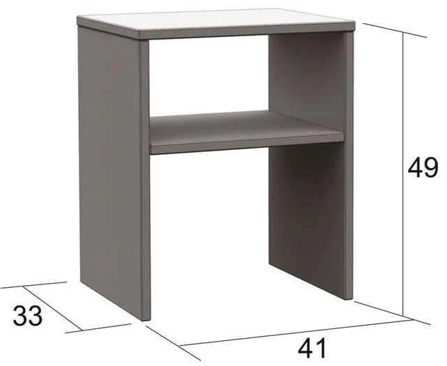 Bradop Noční stolek L303 DS - DUB SONOMA