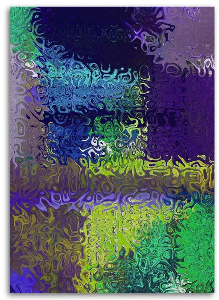 Gario Obraz na plátně Fialová abstrakce Rozměry: 40 x 60 cm