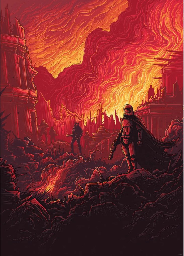 Komar Vliesová fototapeta Star Wars First Order Purge 200 x 280 cm