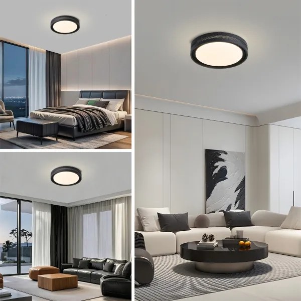 Brilagi -LED Stmív. strop. sv. KREON LED/54W/230V 3000-6000K černá pr. 38 cm +DO