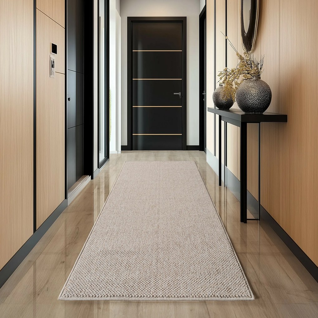 Ayyildiz, Kusový koberec Helix 2200 beige, 80x150, béžová, chodba / předsíň