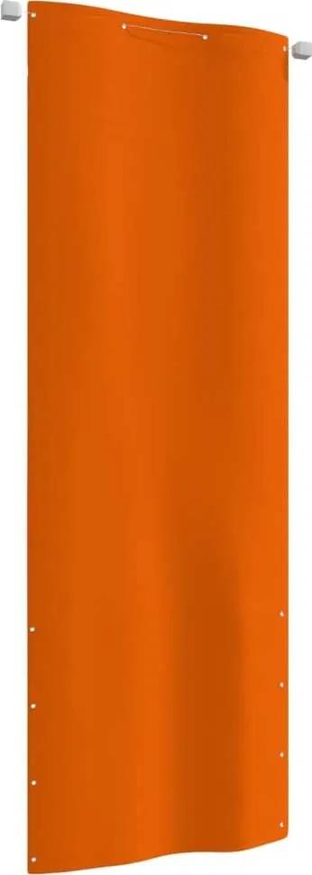 vidaXL Balkónová zástěna 80 x 240 cm oxfordská látka [148493] Barva: oranžová a hnědá