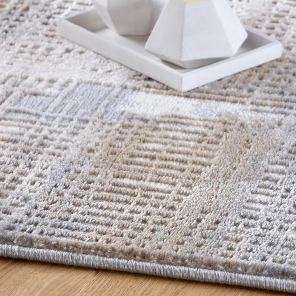 Obsession, Kusový koberec Salsa 691 taupe, 120x170, hnědá, obývací pokoj