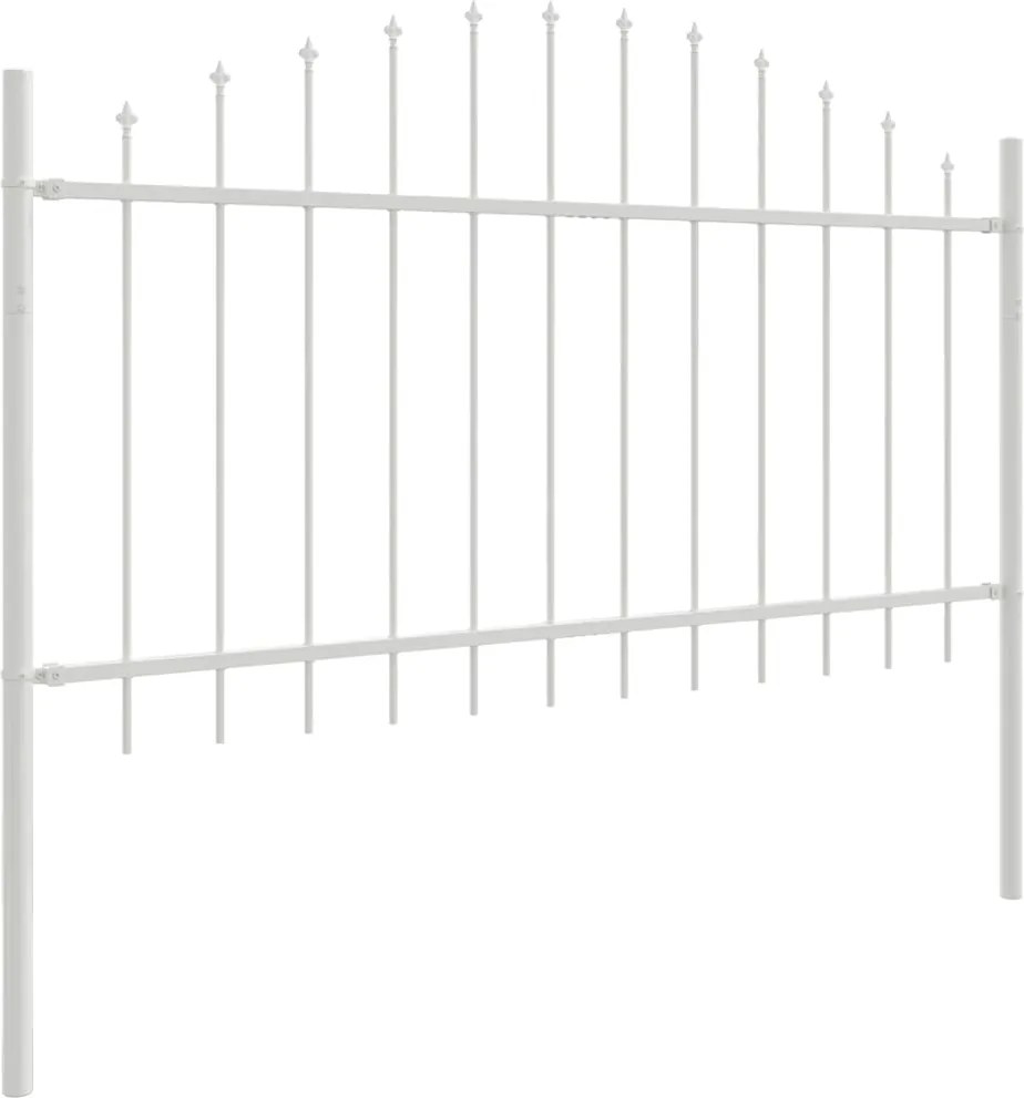 Zahradní plot WOERDEN 2 ks 170 x 140 cm Práškově lakovaná ocel 3360137