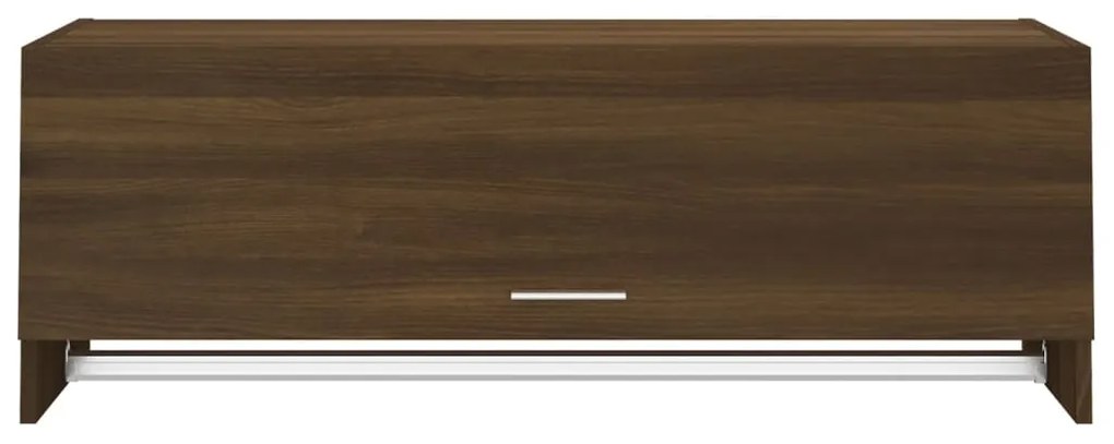 Šatní skříň hnědý dub 100 x 32,5 x 35 cm kompozitní dřevo - Default Title