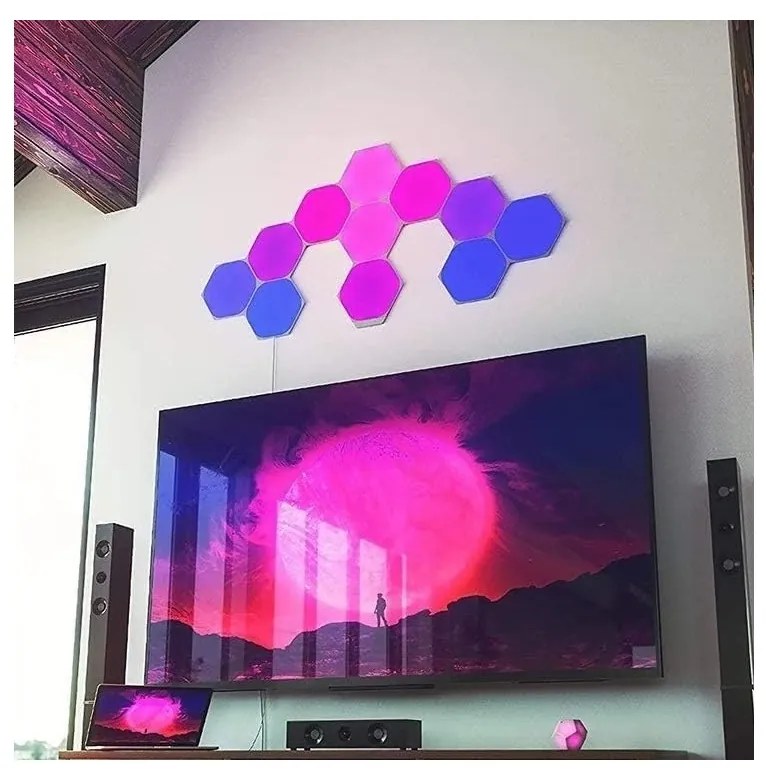 Nanoleaf NL42-6002HX-15PK - SADA 15x LED RGB Stmívatelný panel LED/2W/230V