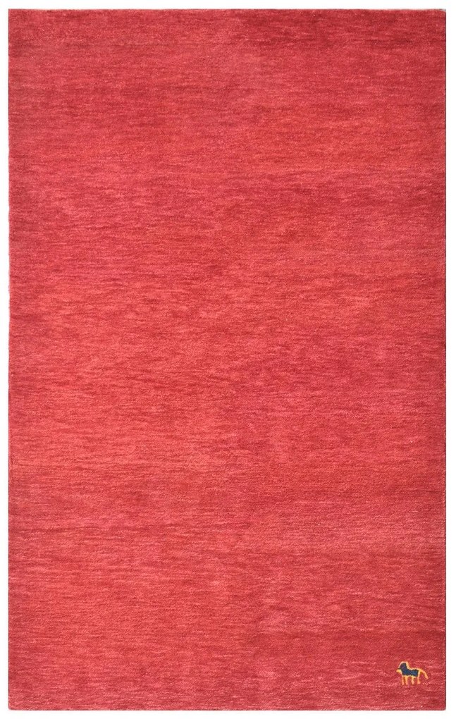 Ručně všívaný kusový koberec Asra wool red ROZMĚR: 120x170
