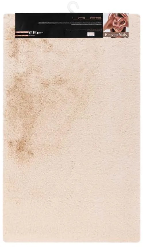 Lalee Koupelnová předložka Heaven Mats Beige Rozměr koberce: 50 x 90 cm