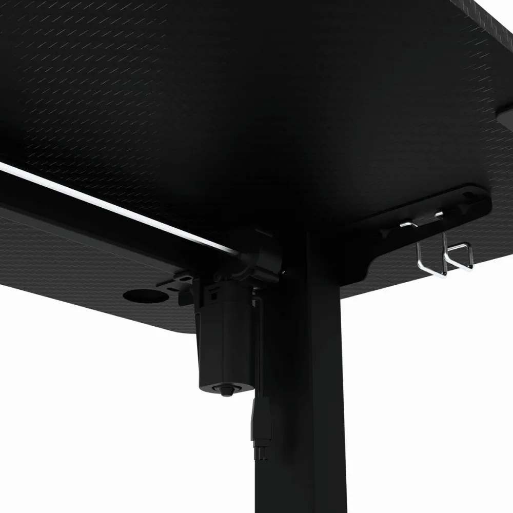 Autronic Elektricky nastavitelný pracovní stůl ELEVATE – černá, 120x60 cm