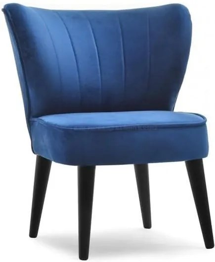 Medo Židle ARMI, modrá / černá podnož