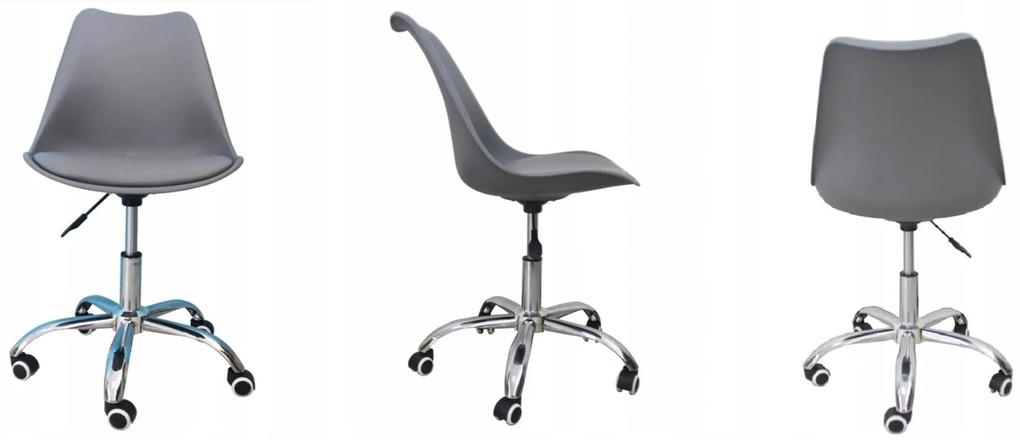 Bestent Kancelářská židle tmavě šedá skandinávský styl BASIC