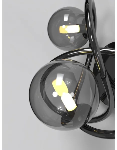 Wofi 4014-205 - LED Nástěnné svítidlo NANCY 2xG9/3,5W/230V černá/chrom
