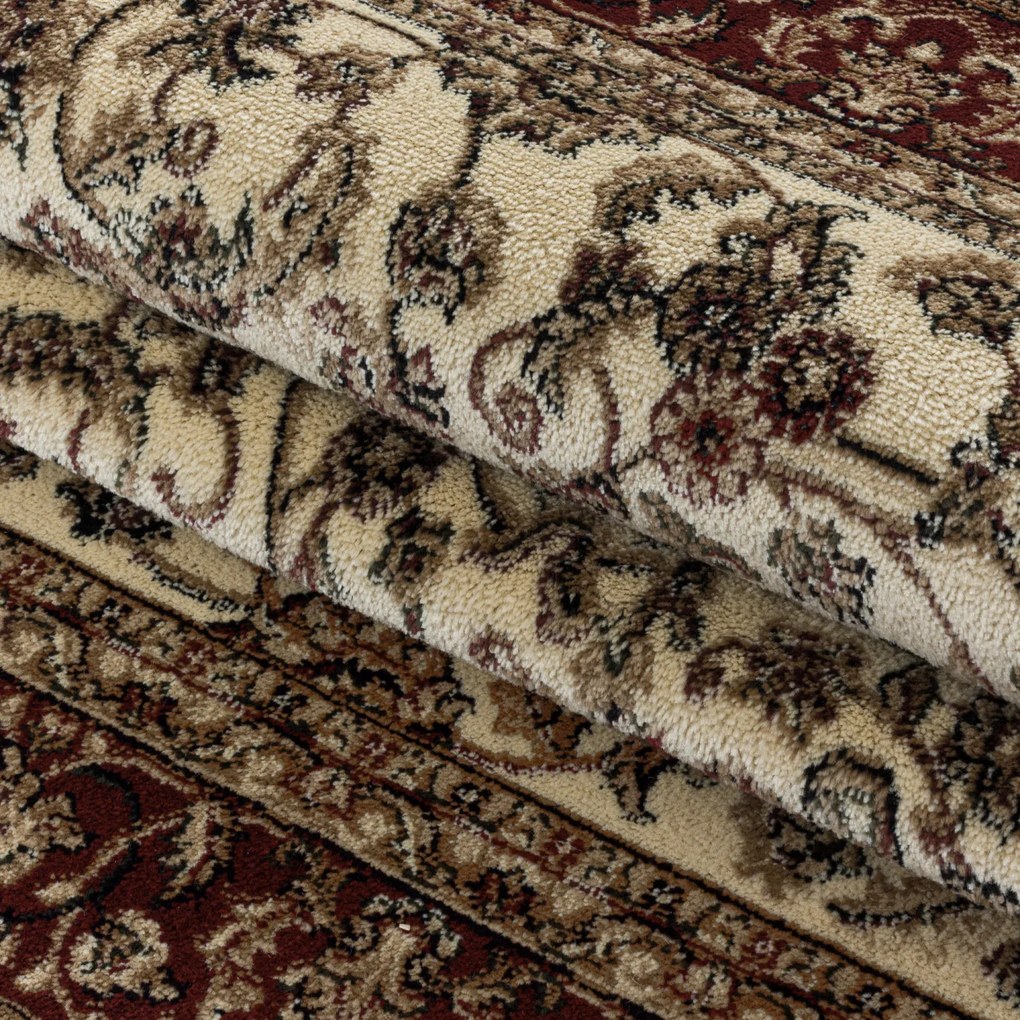 Ayyildiz, Kusový koberec Kashmir 2604 cream, 160x230, červená, chodba / předsíň
