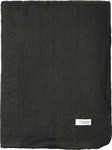 Lněný ubrus Broste GRACIE 160x300 cm černý