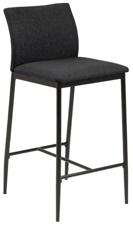 Barová židle Demina šedá/černá