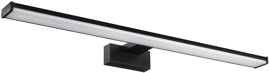 Sapho, CHICAGO XL LED svítidlo, 600x120x40 mm, 12W, 230 V, plast, černá matná