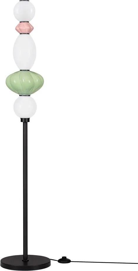 Keramická LED stmívatelná stojací lampa s keramickým stínidlem/se skleněným stínidlem (výška 136,5 cm) Oneta – Nova Luce