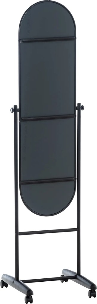 Stojací zrcadlo Nane Oval – černá