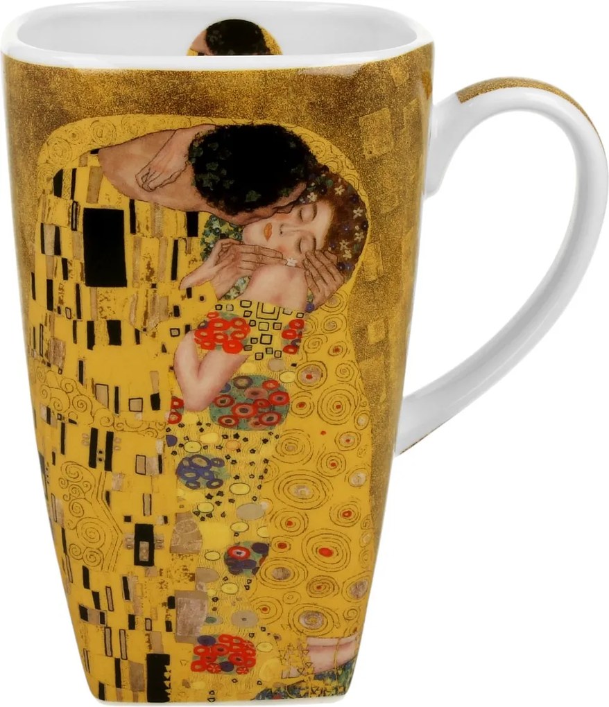 Porcelánový hrnek Klimt The Kiss Ecru 650 ml