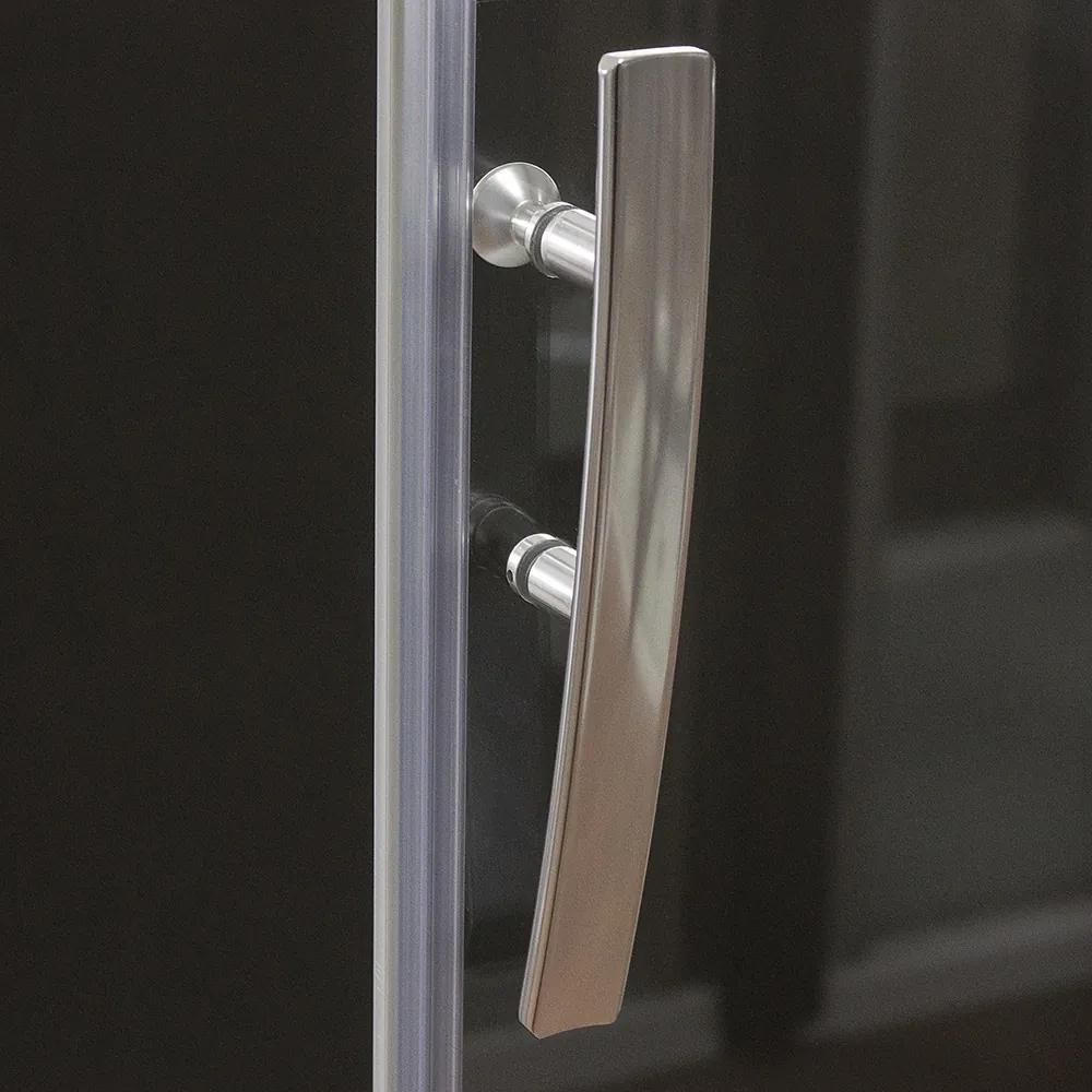 Sprchové dveře jednokřídlé v kombinaci s boční stěnou PXDO1N+PXBN Viz technická specifikace Transparent Brillant PXDO1N/1000+PXBN/700 1000 700 PXDO1N/1000_PXBN/700_br_tr