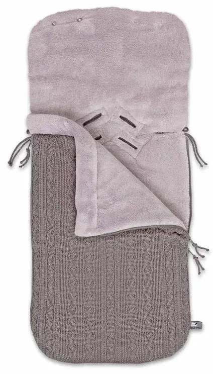 Baby´s Only Fusak do autosedačky  Cable Teddy Footmuff 0+ I. | Taupe