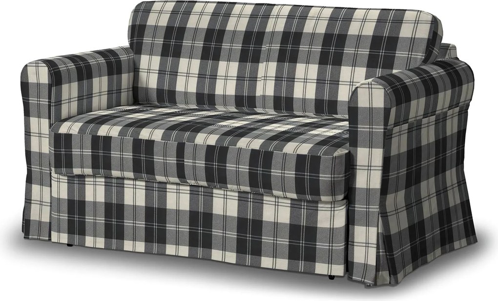 Potah na pohovku IKEA  Hagalund barva černá látka pletený vzor, vzorované