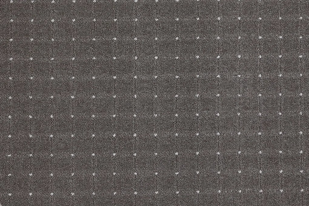 Condor Carpets, AKCE: 80x80 (průměr) kruh cm Kusový koberec Udinese hnědý kruh, hnědá, chodba / předsíň