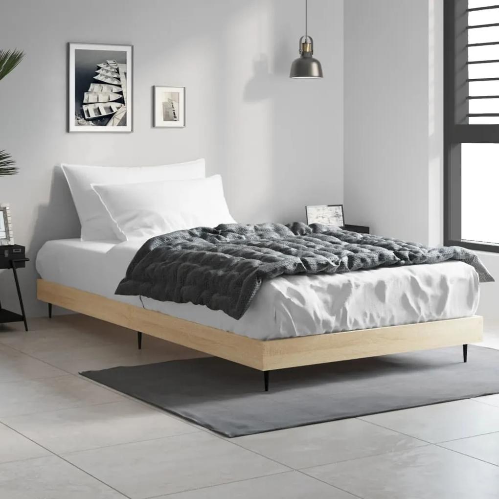vidaXL Rám postele 90 x 190 cm kompozitní dřevo [832301] Barva: dub sonoma