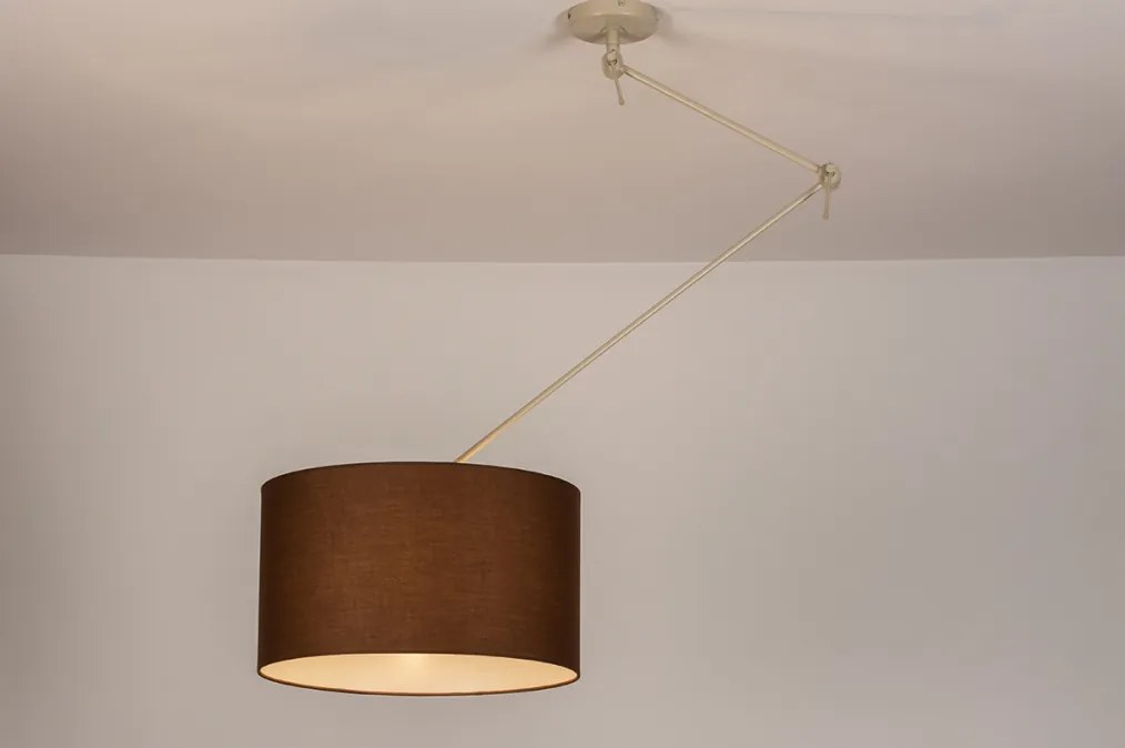 Závěsné designové svítidlo nad stůl Snap Light Brown and Sand
