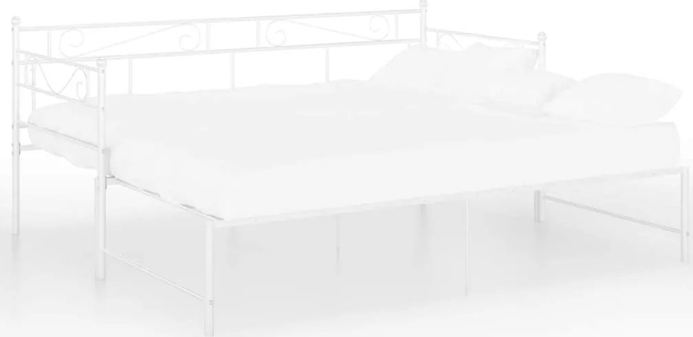 vidaXL Rám vysouvací postele/pohovky kovový 90 x 200 cm [324771] Barva: Šedá