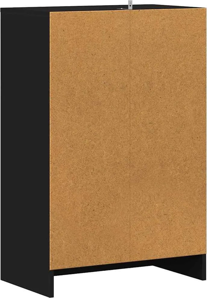 vidaXL Botník 60 x 35 x 92 cm dřevotříska [808928] Barva: Staré dřevo