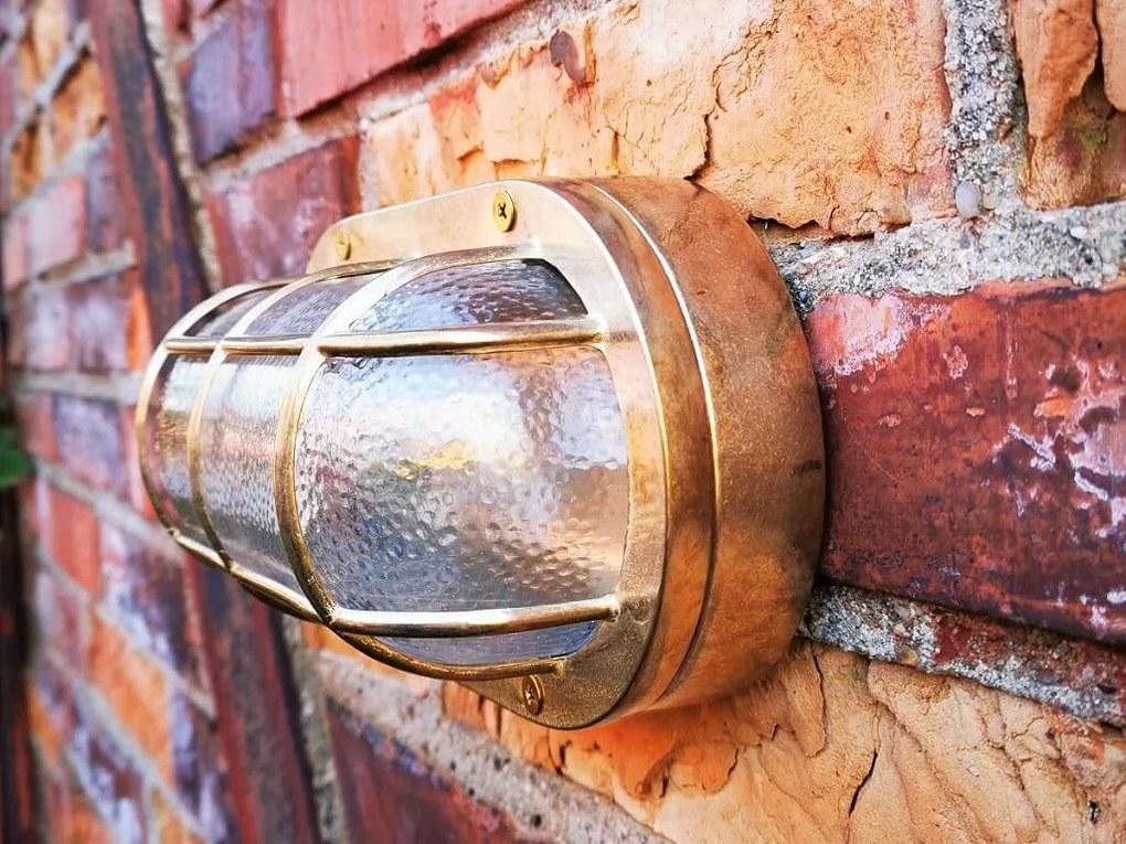 Mosazné industriální světlo BULKHEAD 44/IP64
