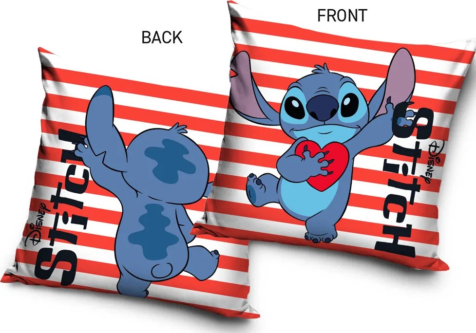 Dětský polštářek Lilo a Stitch Srdce Plné Radosti