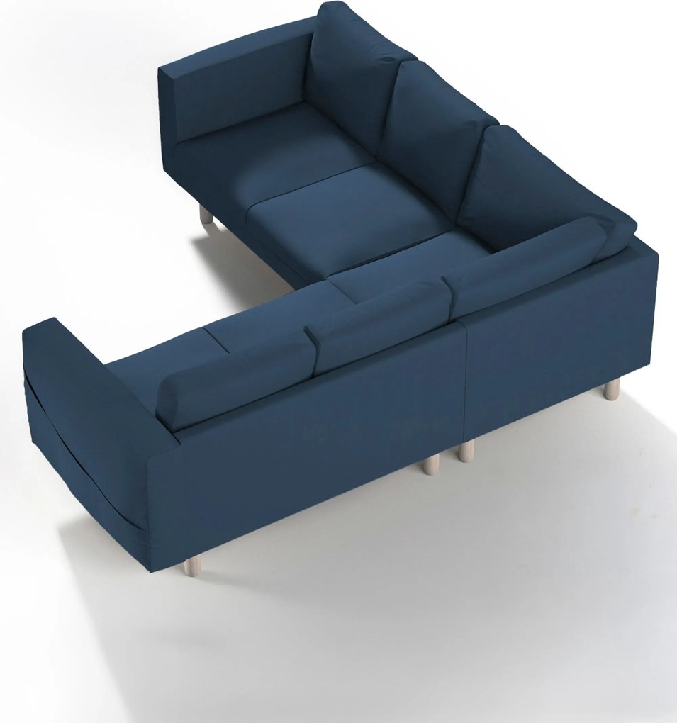 Potah na pohovku IKEA Norsborg rohová 4-místná barva tmavě modrá