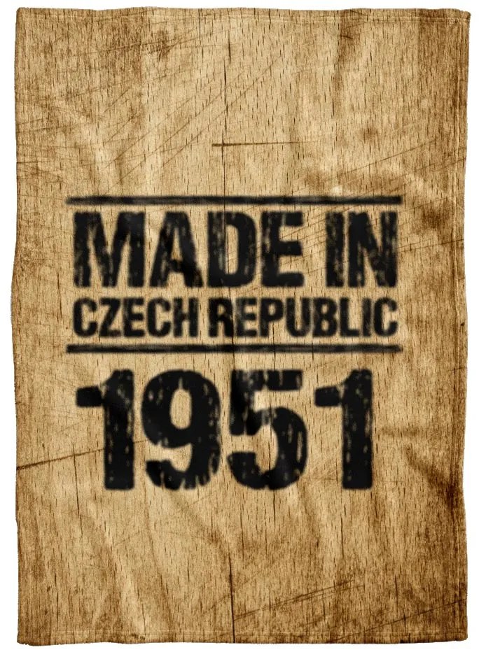 Deka Made In (rok: 1951, Podšití beránkem: NE)