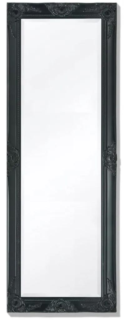 243690 vidaXL Nástěnné zrcadlo v barokním stylu 140x50 cm černé