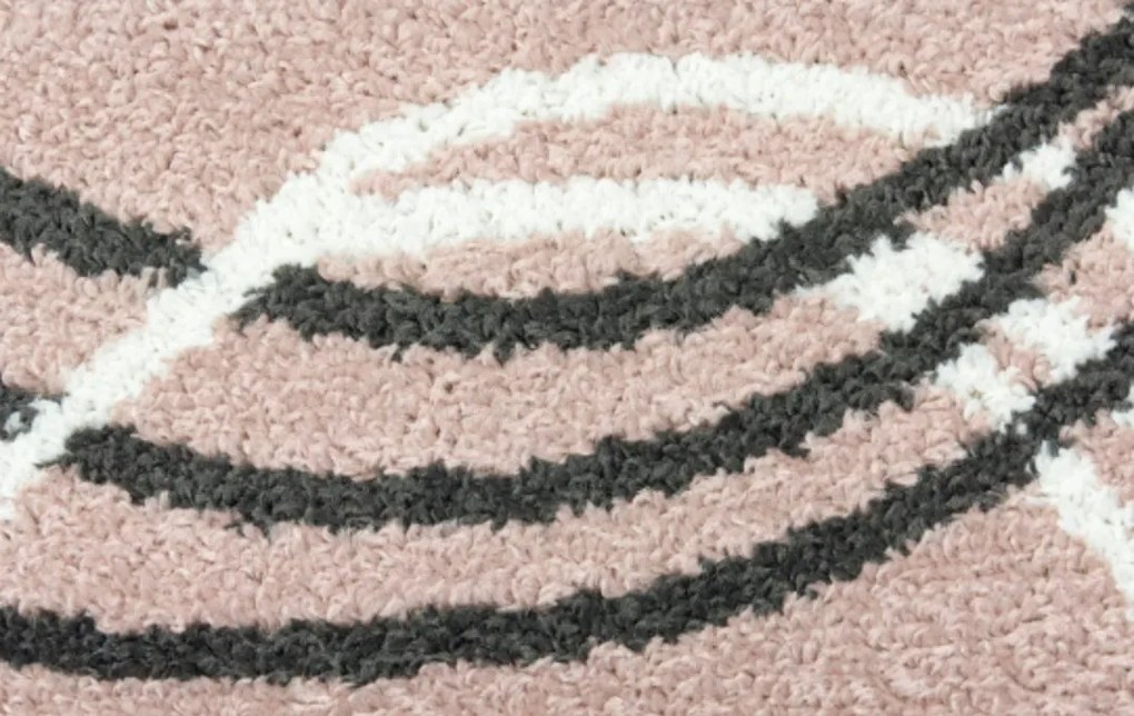 ORIENTAL WEAVERS Kusový koberec LOTTO 290/HR5S BARVA: Růžová, ROZMĚR: 100x150 cm